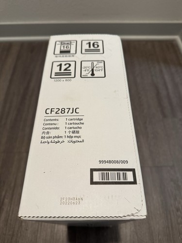 HP 87j Cf287jc Toner Cartridge Black Genuine for sale online | eBay