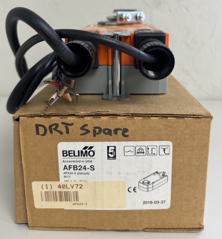 Belimo AFB24-S Damper Actuator AC/DC 24V - New Open Box | eBay