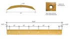 E02021 Scraper Box Blade w Bolts, fits many Gannon Boxes, 6 Bolt, 1/2 ...
