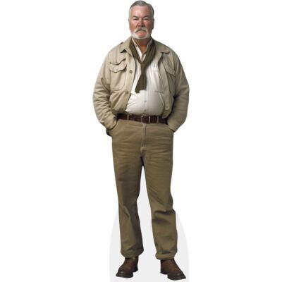 Ernest Hemingway (Scarf) Silhouette en carton Taille Mini | eBay