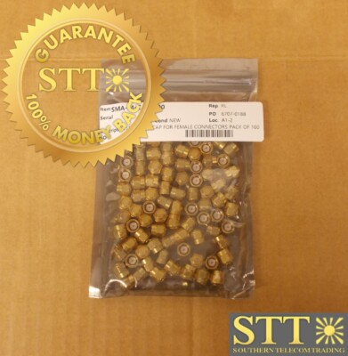 SMA-M-CAP-100 THIRD PARTY SMA MALE CAP FOR FEMALE CONNECTORS PACK OF ...