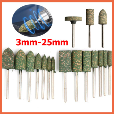Rubber Polishing Grinding Point Tip Burr 3-25mm For Dremel Rotary Drill ...