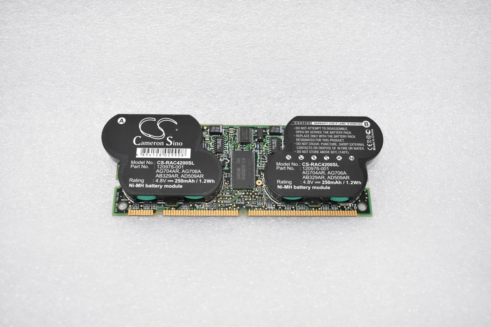 HP INC 171383-001 64MB SDRAM CACHE BATTERY MODULE Ni-MH CAMERON SINO ...