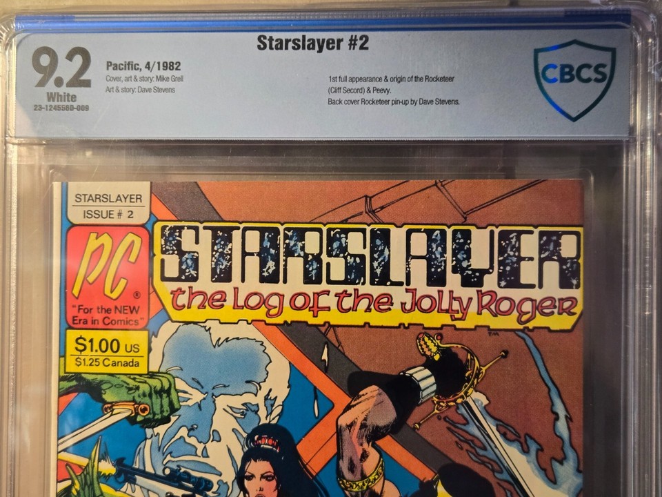 Starslayer #2 1982 ☆ Dave Stevens ☆ CBCS 9.2 ☆ The Rocketeer: Chapter 1 ...