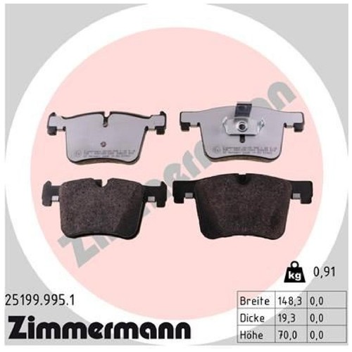 Satz Bremsbeläge Bremsklötze vorne für BMW 1-er F20 F21 2-er F22 F23 ...