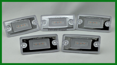 Freightliner Roof Cab Visor Marker Light 11 LED "GLO" Amber Clear Lens ...