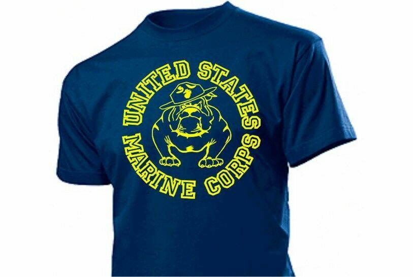 United States Marine Corps T-Shirt Bulldogge US Army Drill Instructor ...