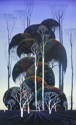 Eyvind Earle "FOREST ARABESQUE" Hand signed numbered Serigraph 1995 | eBay