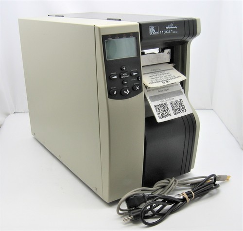 Zebra 110Xi4 600dpi Industrial USB Network Serial Parallel Thermal Label Printer | eBay