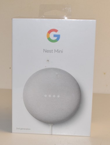 Google Nest Mini (2nd Generation) Smart Speaker - Chalk | eBay
