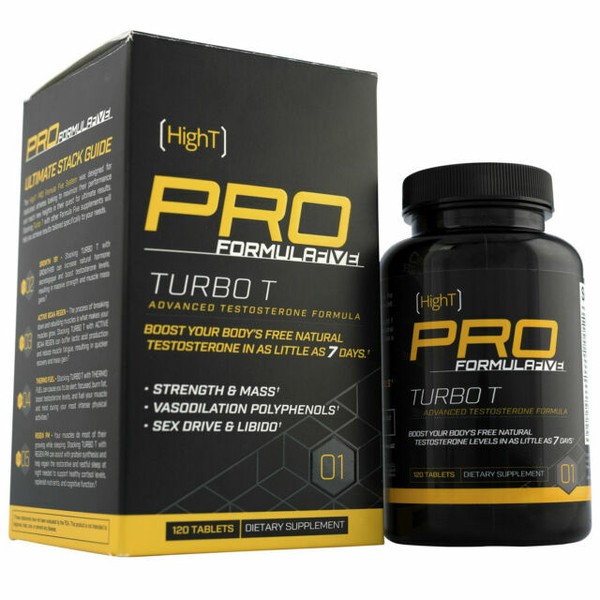 High T Pro Formula Five Turbo All Natural Men Testosterone Supplement ...