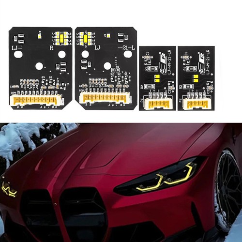 1 Set Front Headlight DRL Boards For BMW M3 M4 425 430 G22 G23 G26 G80 ...