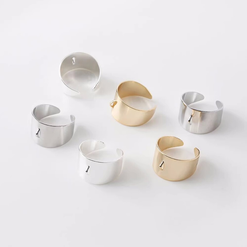 10pcs Adjustable Brass Finger Ring Bases for Jewelry Making Supplies ...