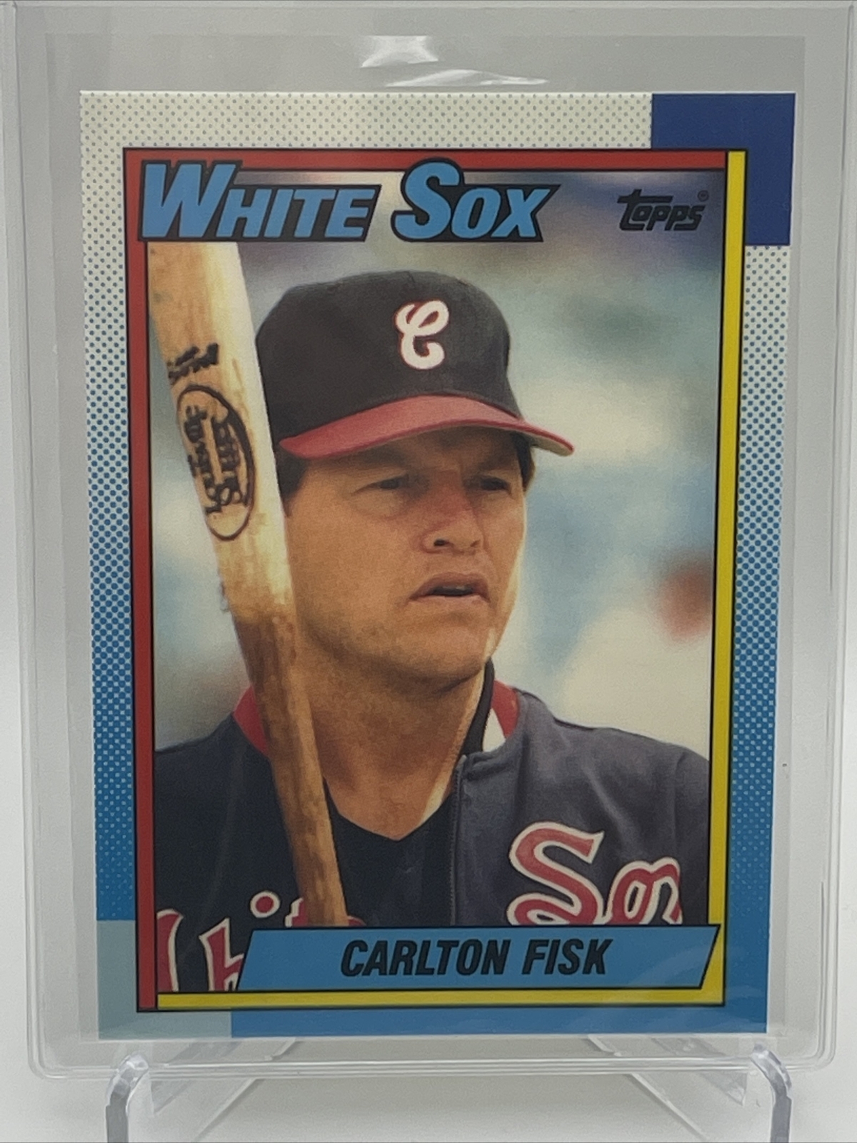 1990 Topps TIFFANY Carlton Fisk Baseball Card #420 Mint FREE SHIPPING ...