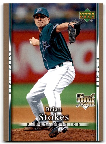 2007 Upper Deck First Edition Brian Stokes Baseball Cards #45 | eBay