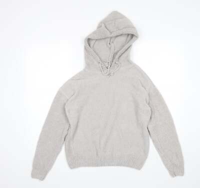 Primark Womens Grey Polyester Blend Hoodie Size 2XS | eBay UK