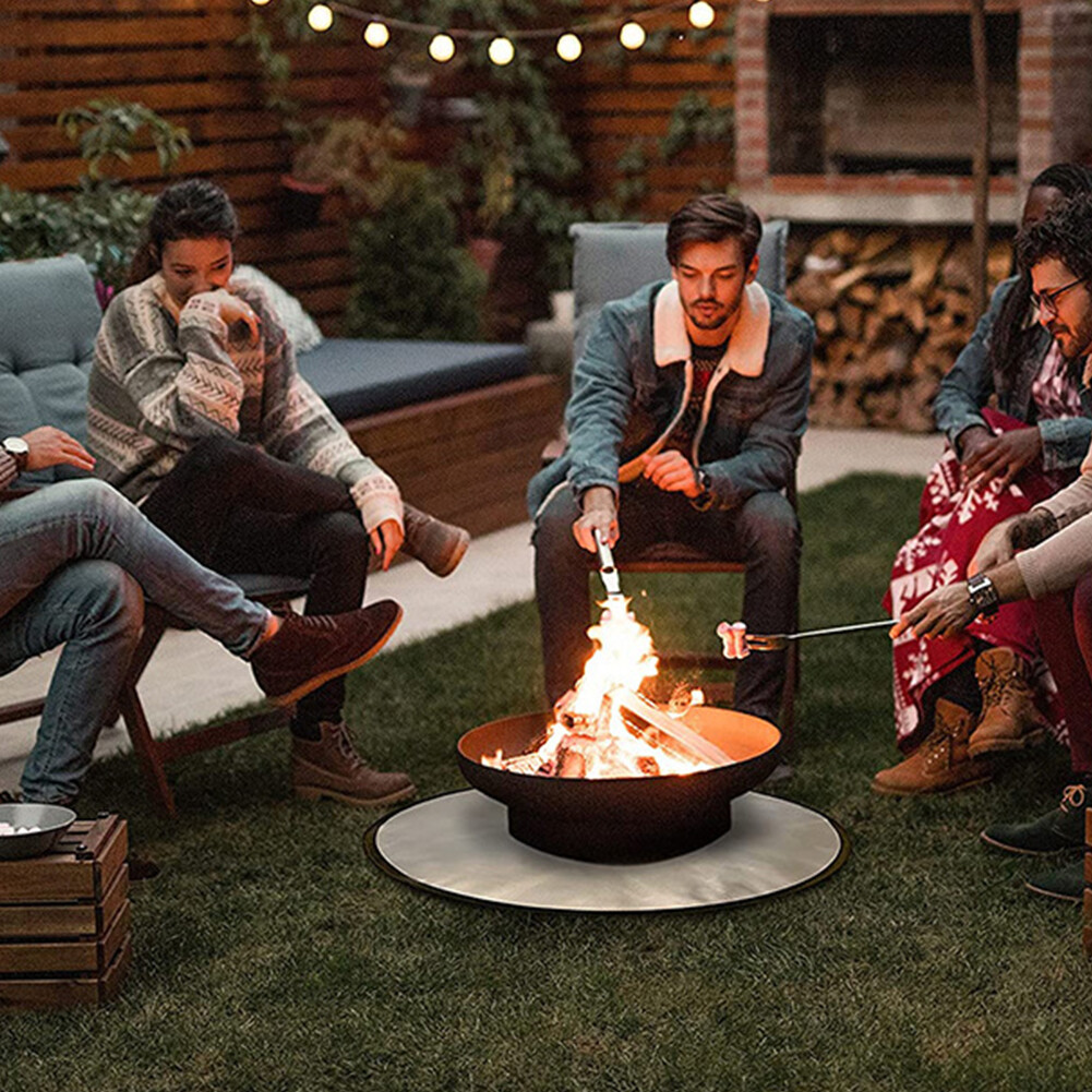 Heat Shield Rug Durable BBQ Grill Mat for Outdoor Picnic Barbecue (11 ...