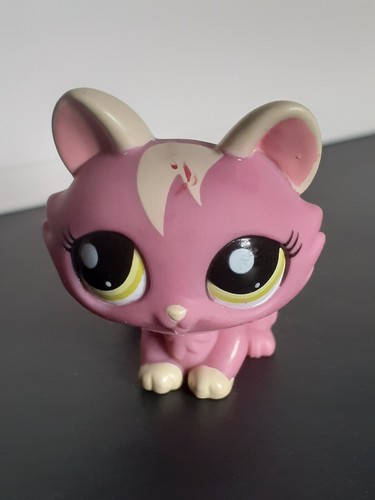 Authentic Littlest Petshop 1900 Crouching Kitty Cat Sphynx Chat Pet ...