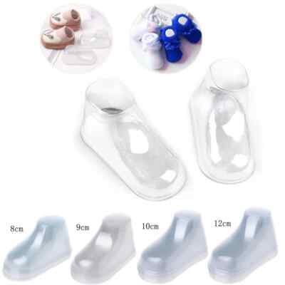 8/9/10/12cm PVC Transparent Plastic Small Foot Model Shoe Supports ...