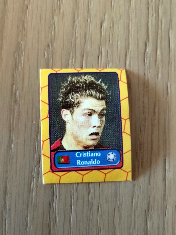 CRISTIANO RONALDO cards and stickers collection Portugal Real Madrid ...