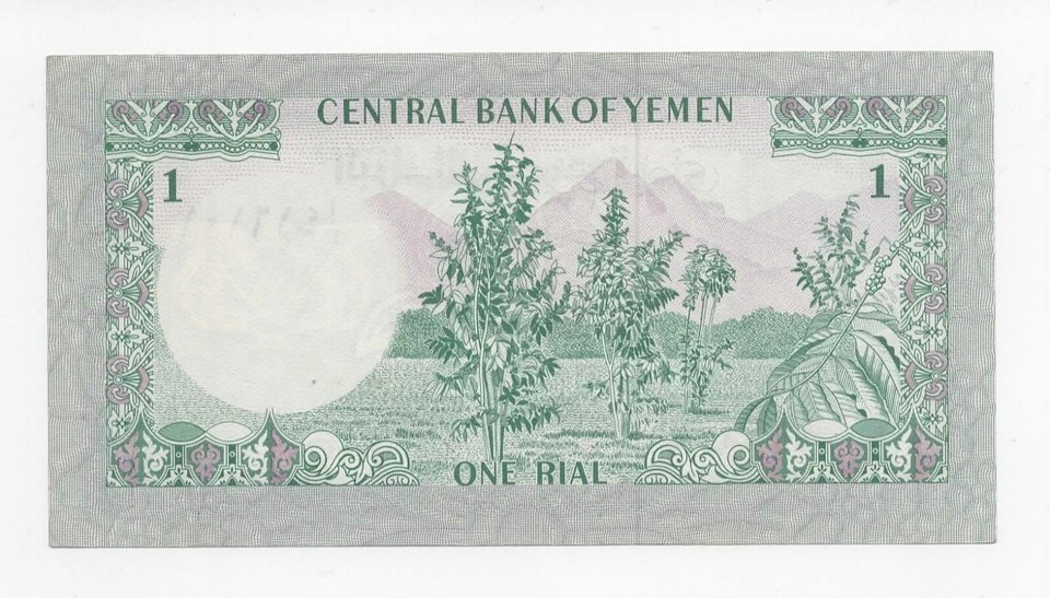 1973 Yemen 1 Rial Pic 11 Signature 7 Serial Number 416101 | eBay