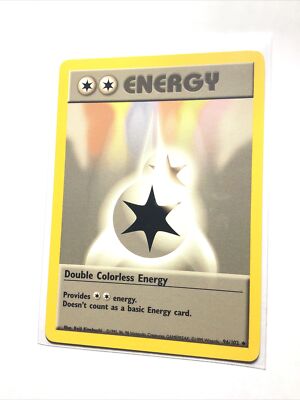 DOUBLE COLORLESS ENERGY - 96/102 - Base Set - Pokemon Card - LP | eBay