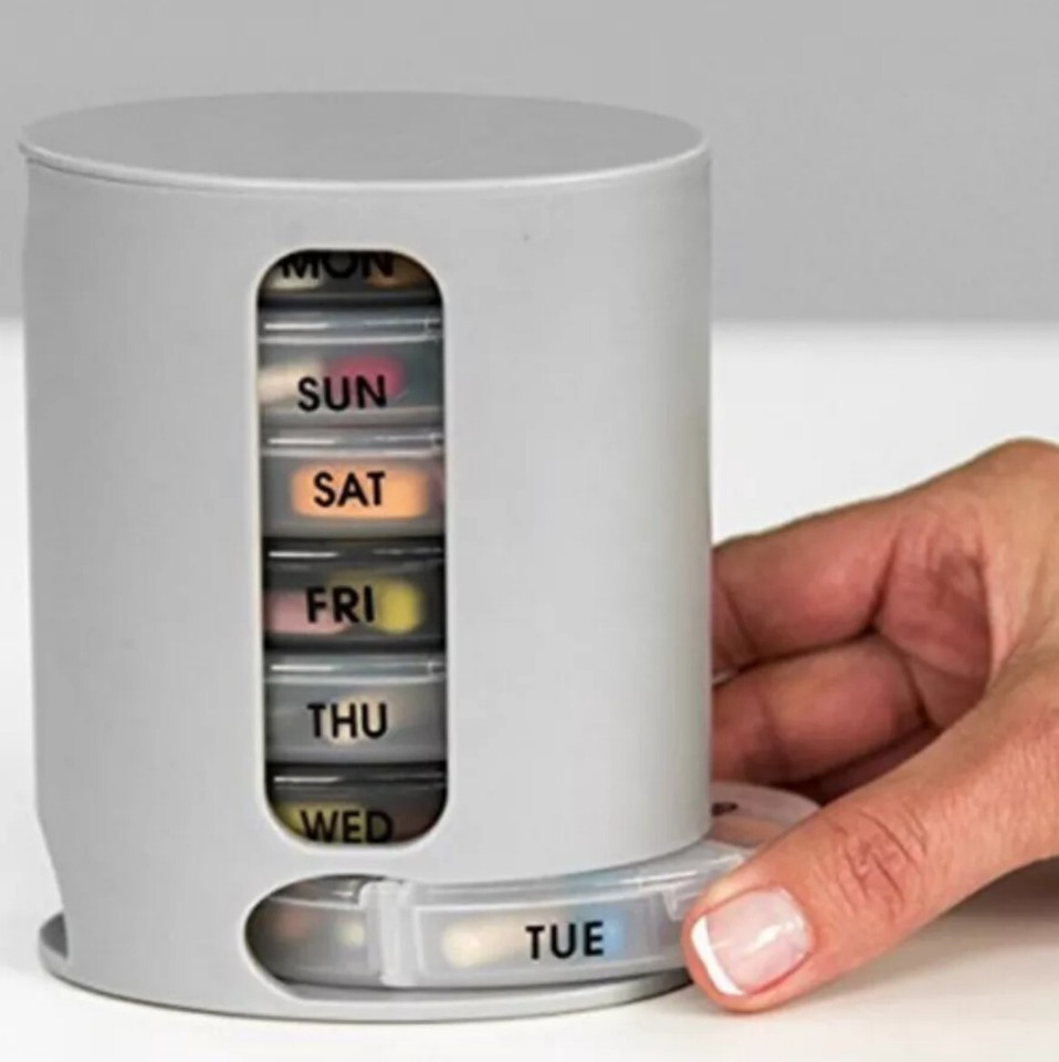 Weekly Daily Pill Box Organiser Tablet Medicine Holder Storage ...
