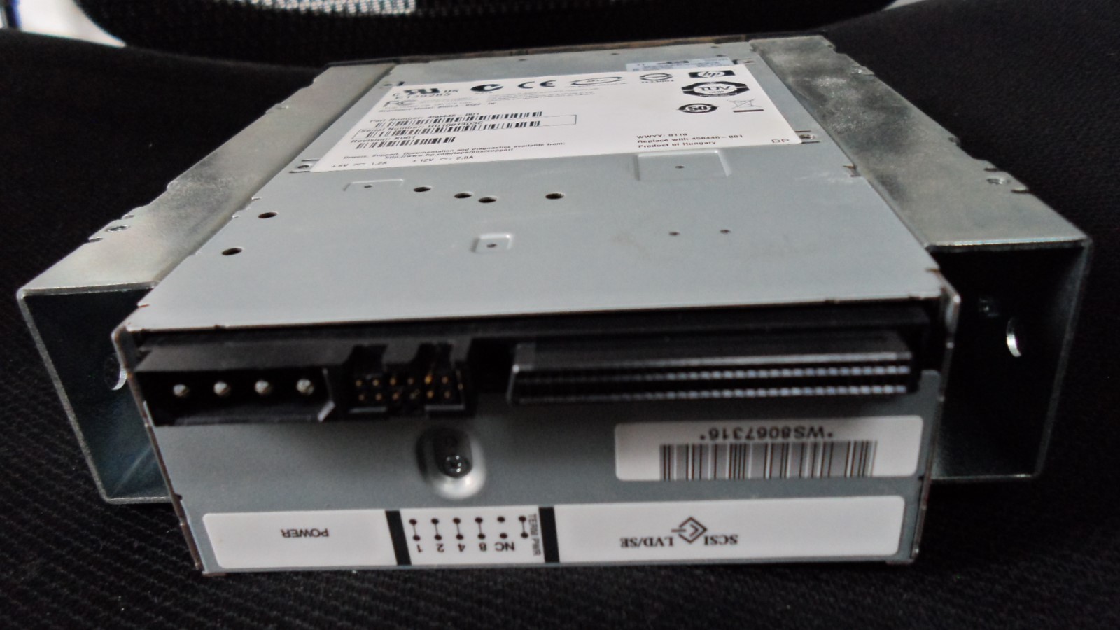 HP DDS6 DAT160 SCSI Drive DAT 160 DDS6 Q1573B 693408-001 Q1573A 450446 ...