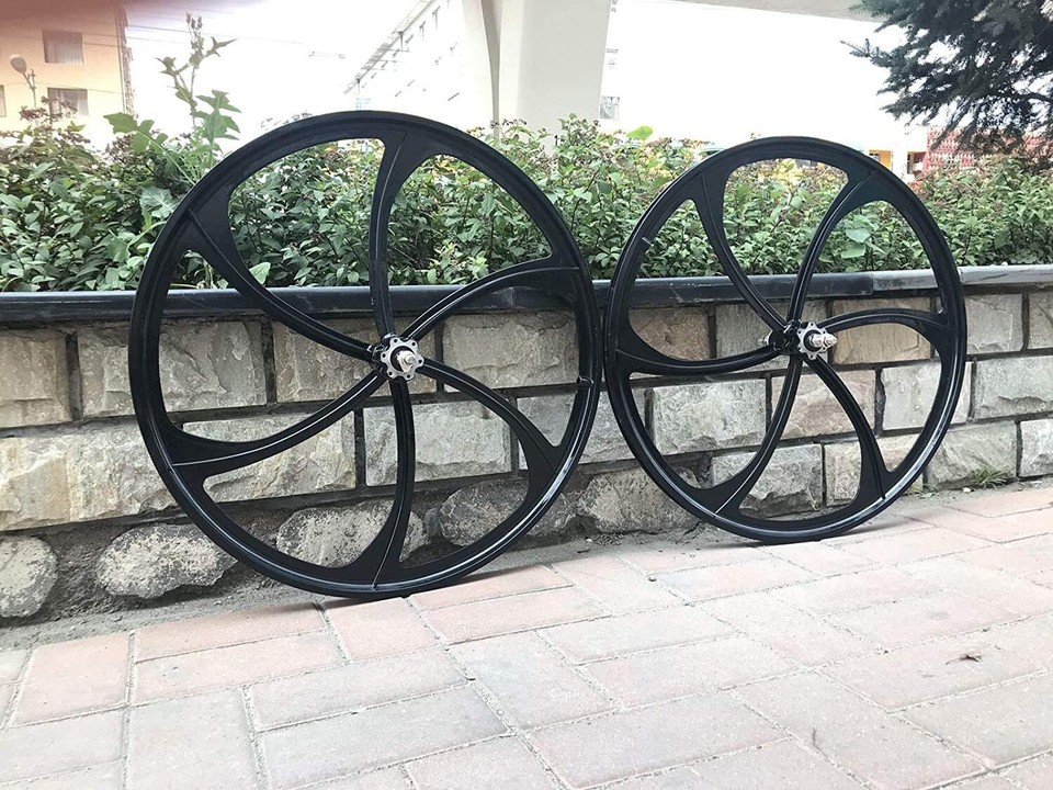 CDHPOWER 26" Bike Mag Wheels Set Rims 100x120MM W/44T Sprocket ...