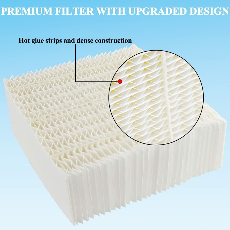 4 PACK Humidifier Filters for AirCare 1043 Wick Super Bemis Essick Air ...