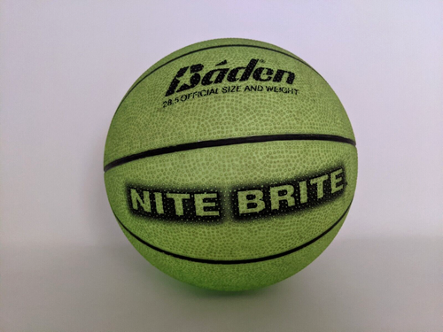Vintage Baden Nite Brite Glow In The Dark Basketball | eBay