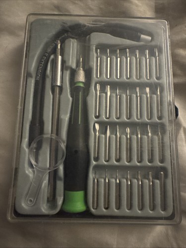 34 Pc Multi-Bit Precision Screwdriver Set EYEGLASS, LAPTOP, HOBBY ...