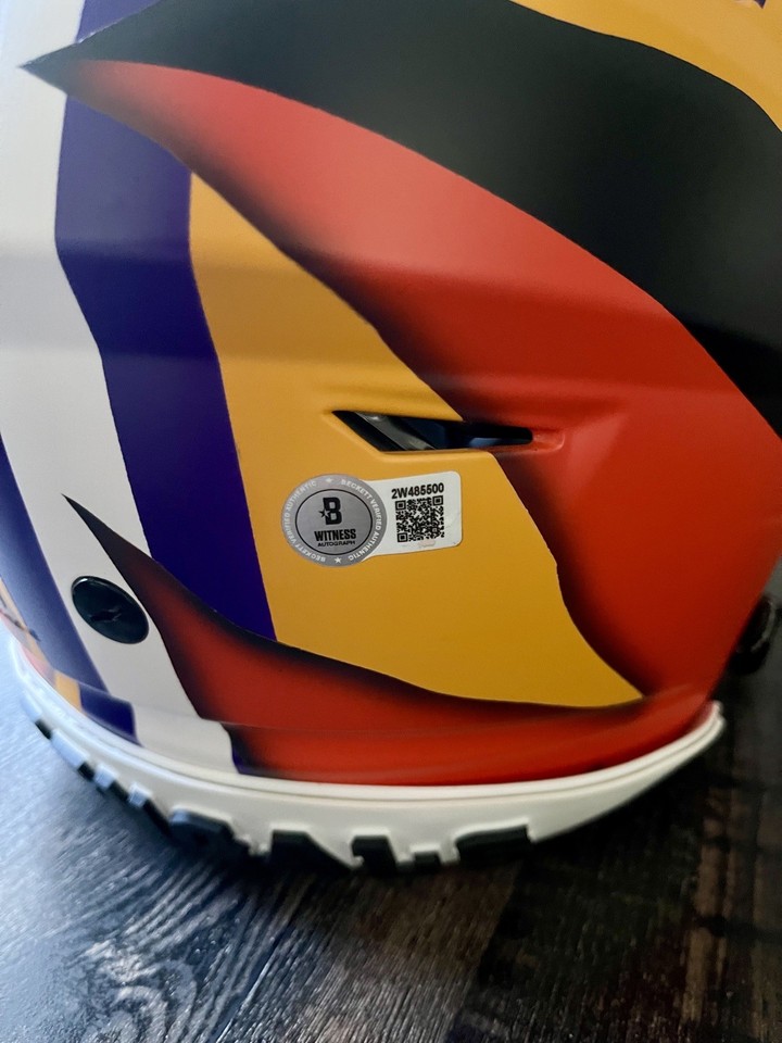 Ja’marr Chase Custom Painted Full Size Speedflex Helmet Beckett Auto | eBay