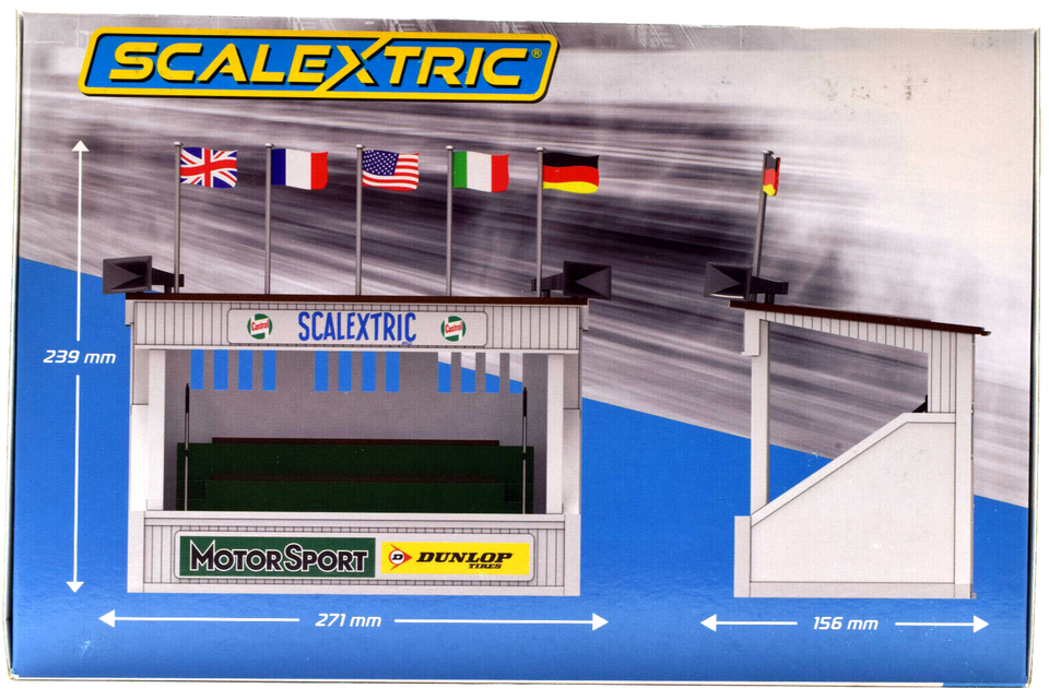 Scalextric Classic Grandstand 1/32 Slot Car Track Scenery Accessory ...