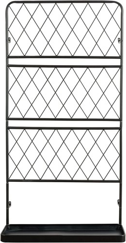 Freestanding Black Metal Wire Support Frame Garden Trellis, Plant ...
