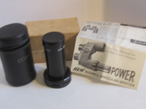Vintage BUSHNELL BOOSTER SCOPE 2.5 X 33 With Carrying Case | eBay