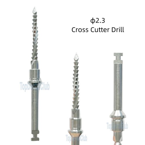 ∅2.3 Dental Cross Cutter Drill Implant Bone Side Cut Debris Blade Fit ...