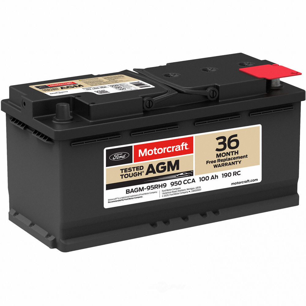 Vehicle Battery-TESTED TOUGH AGM Motorcraft BAGM-95RH9 for sale online ...
