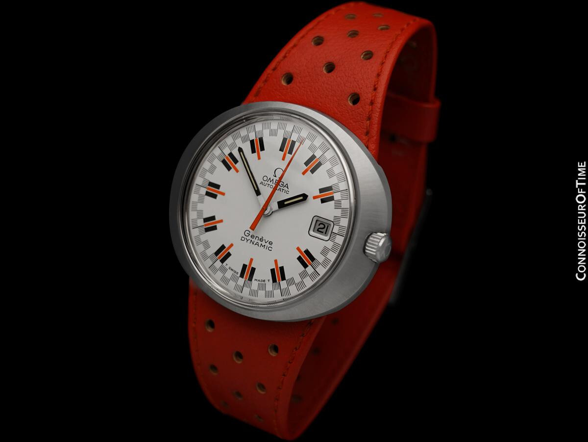 1960's OMEGA DYNAMIC Mens Cal. 565 Watch with Racing Dial - Stainless ...