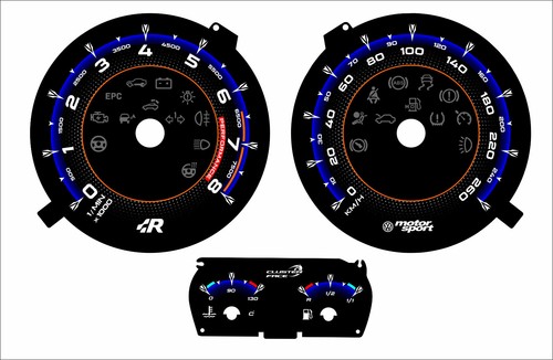VW Volkswagen Golf, Jetta, EOS MK5 - Cluster replacement km & mph are ...