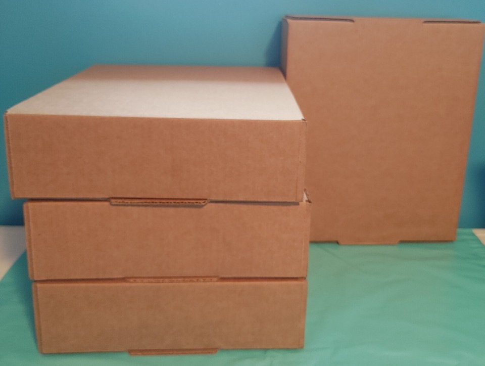 50 12x10x3 & 50 9x6x3 Boxes 100Pc Cardboard Corrugated Ship Tapeless ...