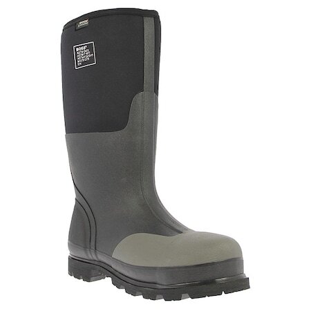 Bogs Footwear 69172-001 M 13 Men's Rubber Boot, 13 Steel Toe, 16" H ...