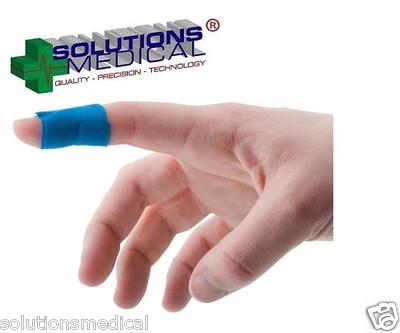 50 Blue Band Aids Food Safe Metal Detectable Adhesive Strips Sterile 50 ...