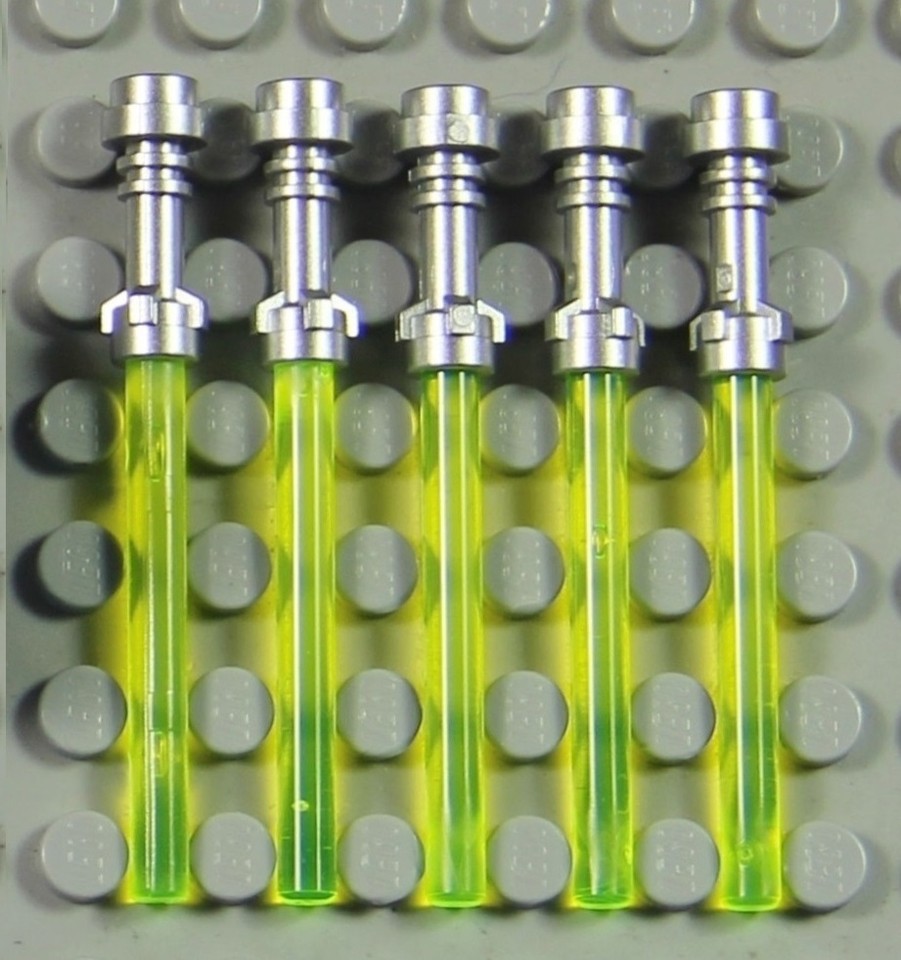 LEGO Star Wars - Lightsabers w/ Metallic Hilt - PICK YOUR COLORS Weapon ...