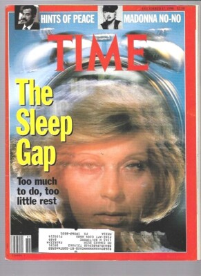 Time Magazine December 17, 1990- The Sleep Gap Too Much To Do, Too ...