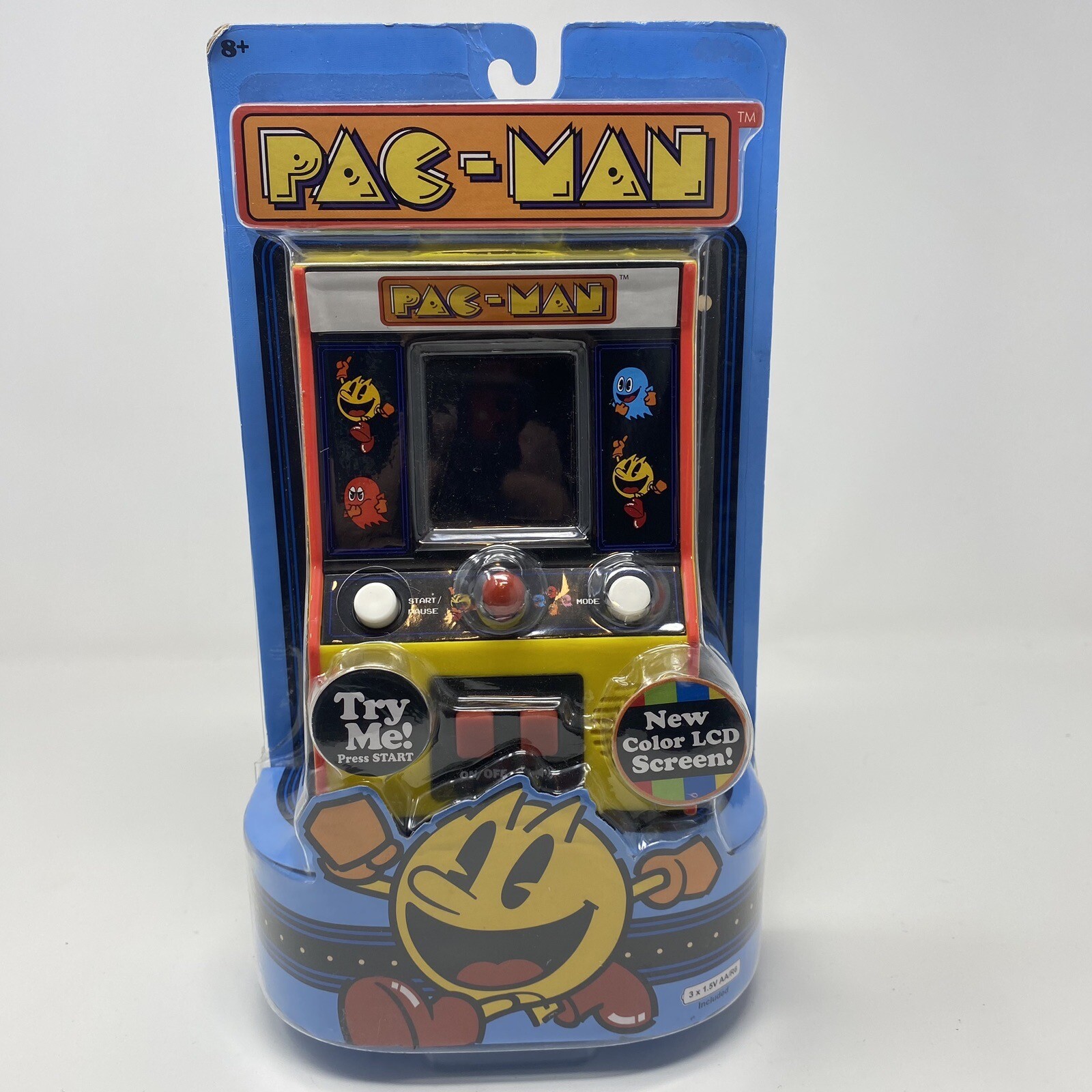 Basic Fun Arcade Classics - Pac-Man Color LCD Retro Mini Arcade Game ...