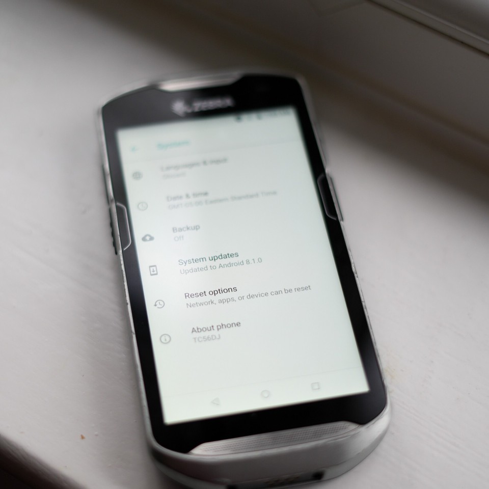 Zebra TC56 TC56DJ with SIM card Slot, Android 8.1.0 Barcode Scanner ...