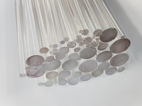 Clear Plastic Rod 2 3 4 5 6 8 10 12 15 20 25mm Round Bar 50mm up to 1m ...