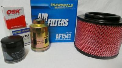 Filter Service Kit Ford RANGER 2007-2011 PJ PK Oil fuel air turbo ...