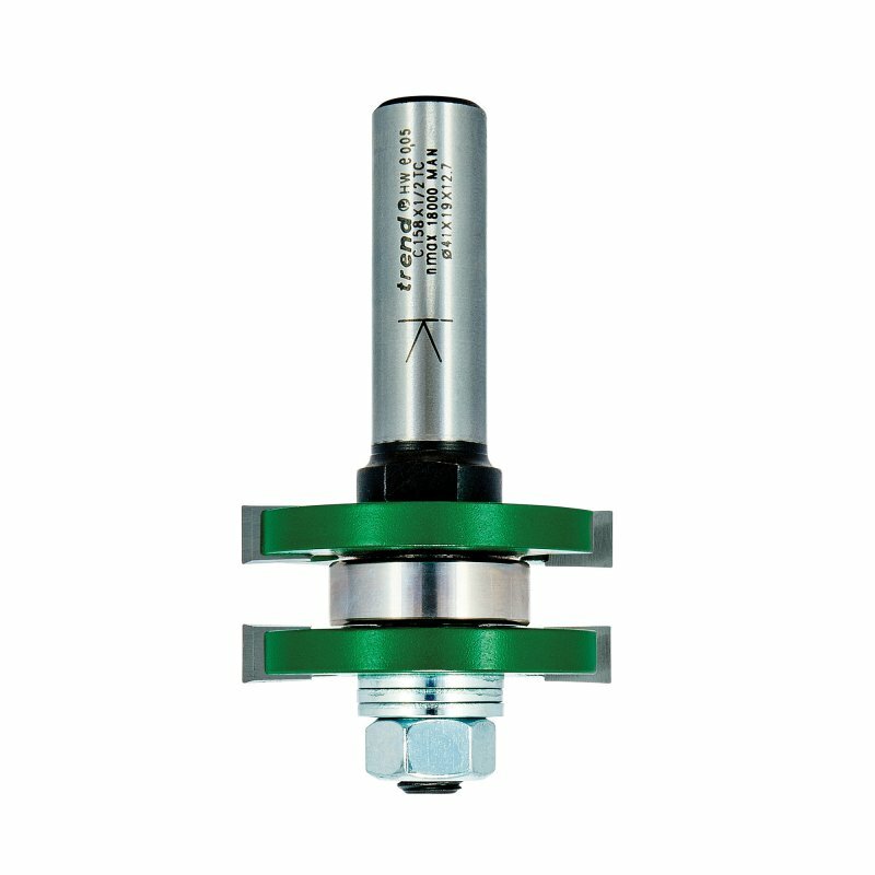 Trend C158X1/2TC CraftPro Tongue and Groover Router Cutter 41mm Dia x 1 ...